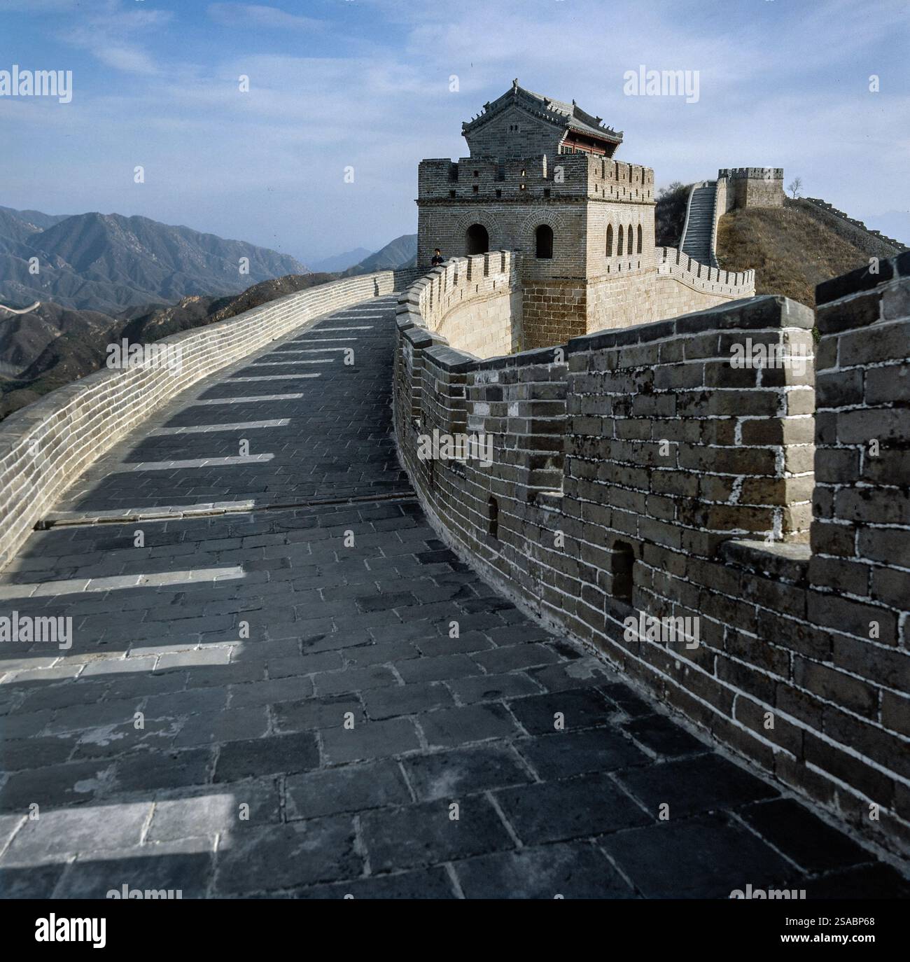 Chinese Wall near Beijing in China in 1990 Stock Photo - Alamy