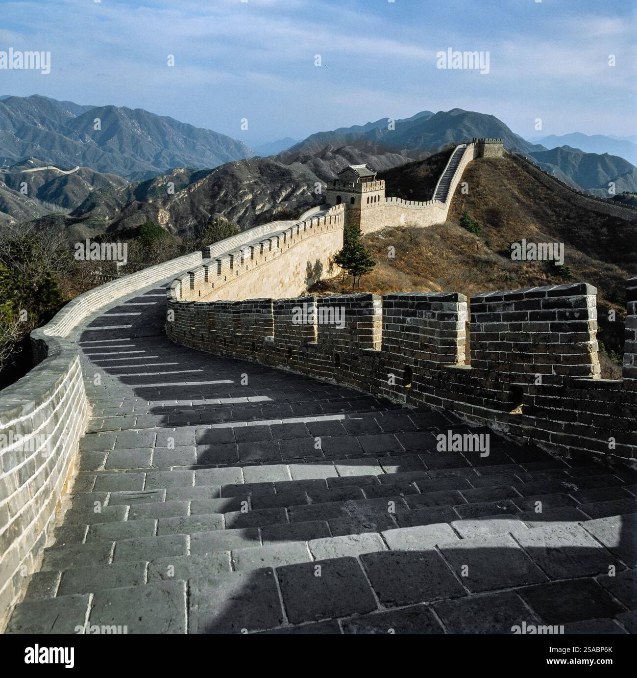 Chinese Wall near Beijing in China in 1990 Stock Photo - Alamy