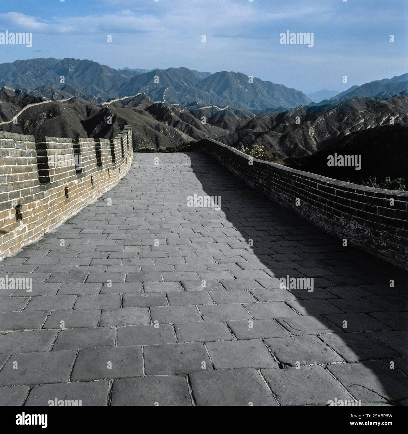 Chinese Wall near Beijing in China in 1990 Stock Photo - Alamy