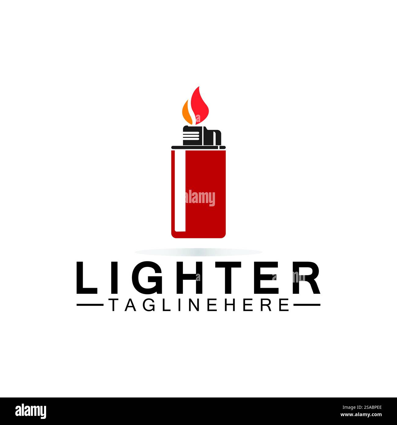Lighter logo vector icon design template Stock Vector Image & Art - Alamy
