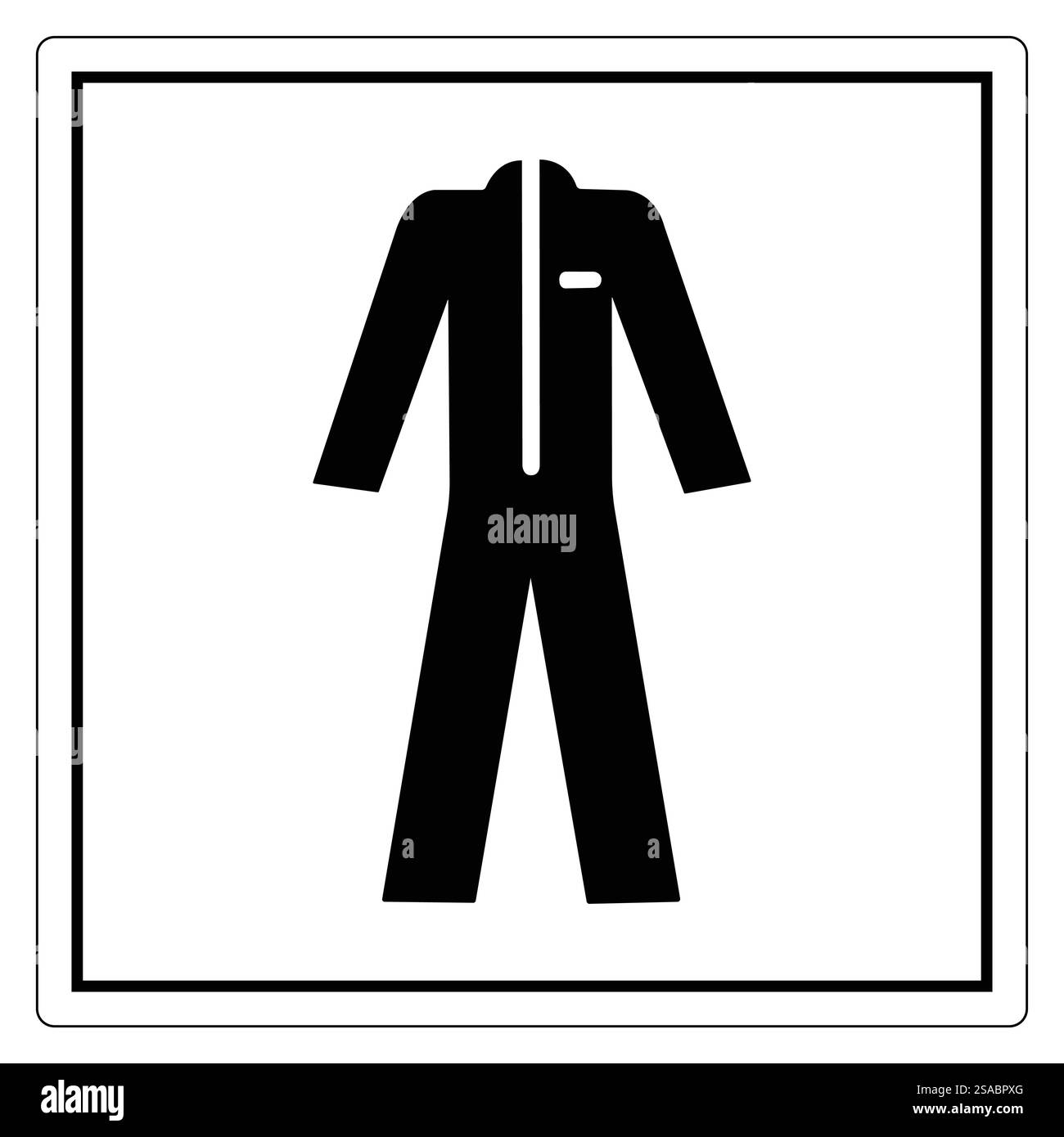 This abstract icon features a minimalist suit and tie design ...