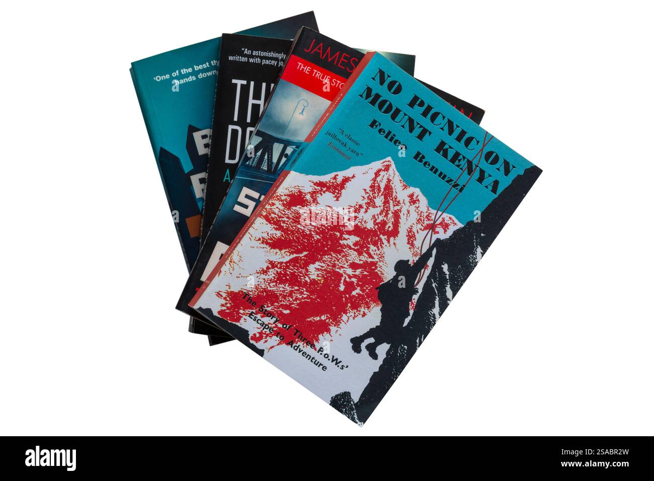 Selection of books with No Picnic on Mount Kenya book by Felice Benuzzi ...