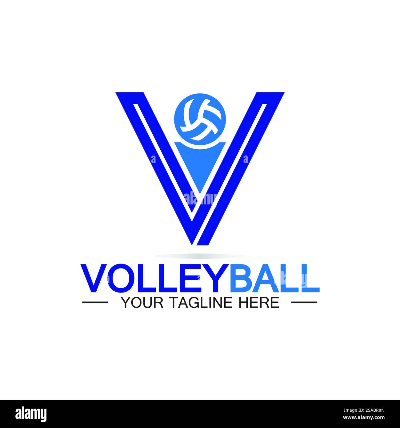 Volleyball logo icon design vector template, Modern design, isolated on ...