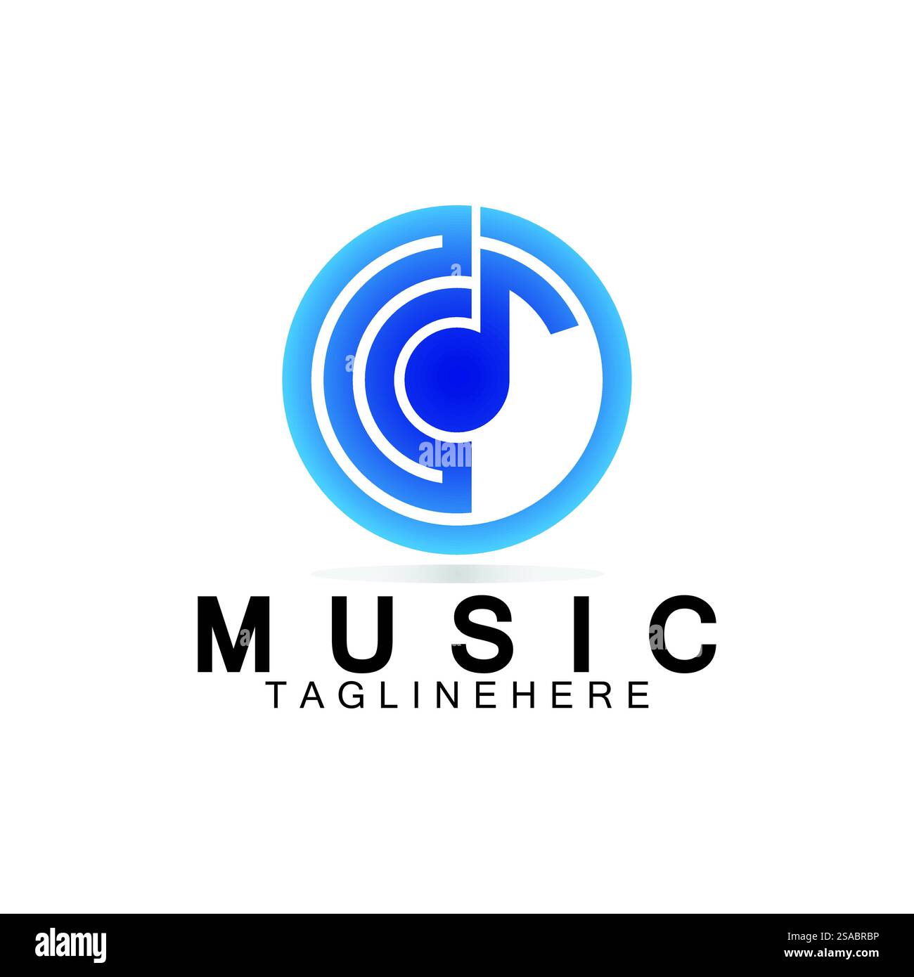 Music vector logo illustration design template Stock Vector Image & Art ...