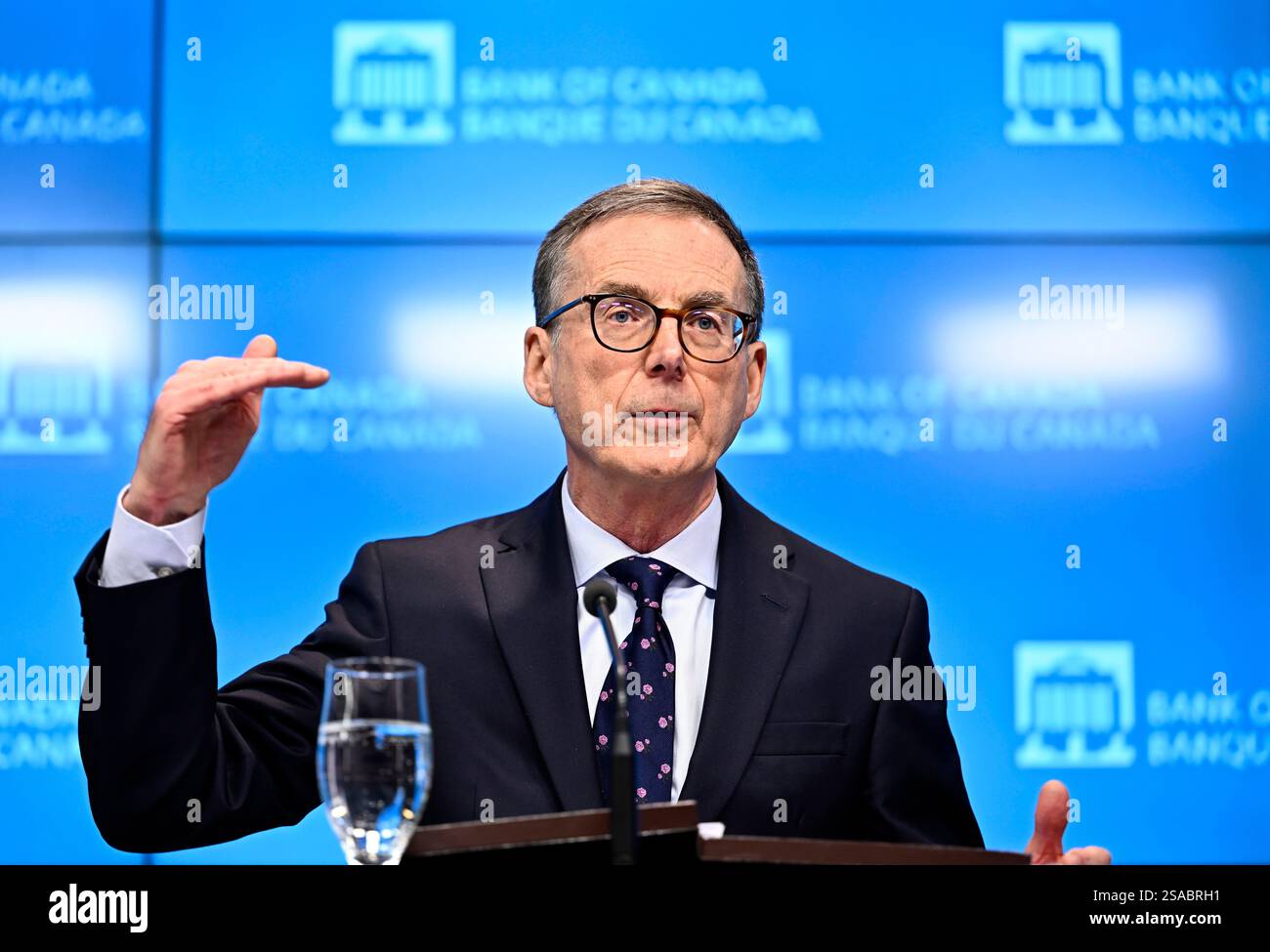 Ottawa, Can. 29th Jan, 2025. Governor of the Bank of Canada Tiff ...