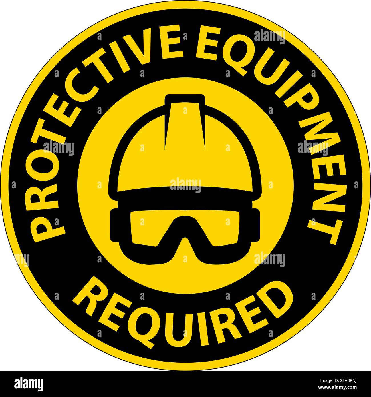 Eye protection required sign Stock Vector Images - Alamy