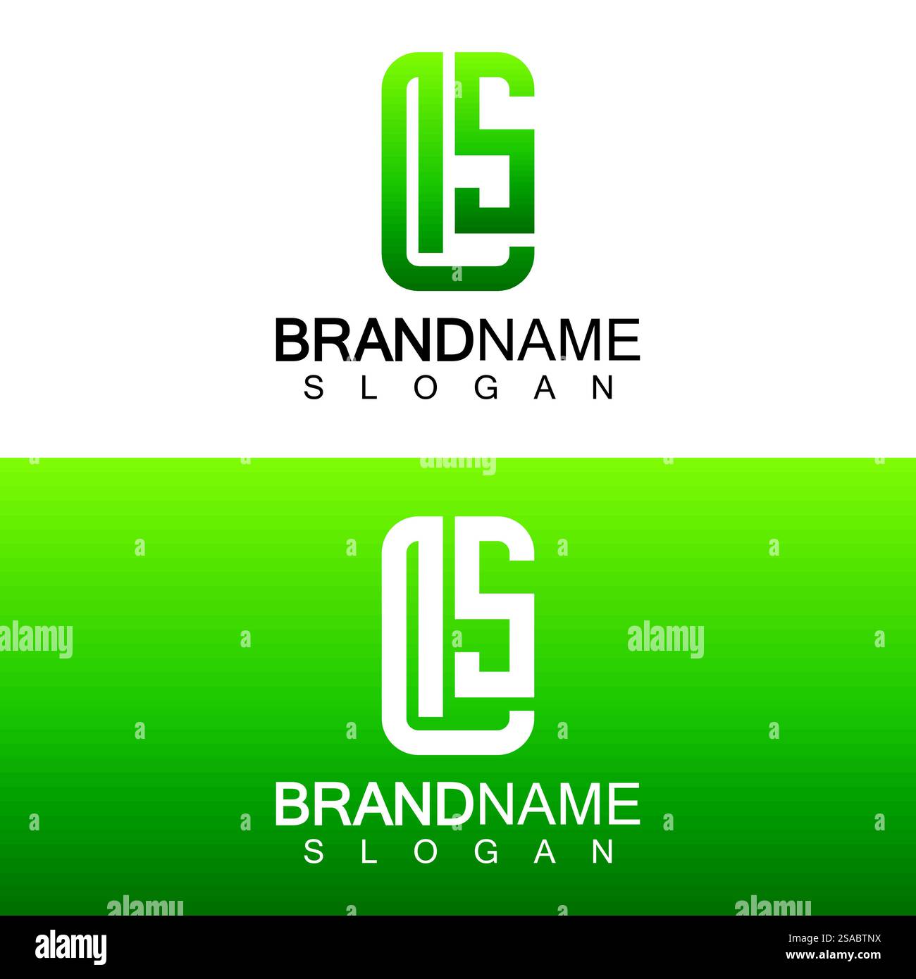 LS Letter Logo Design Template Vector in square shape Stock Vector Image & Art - Alamy