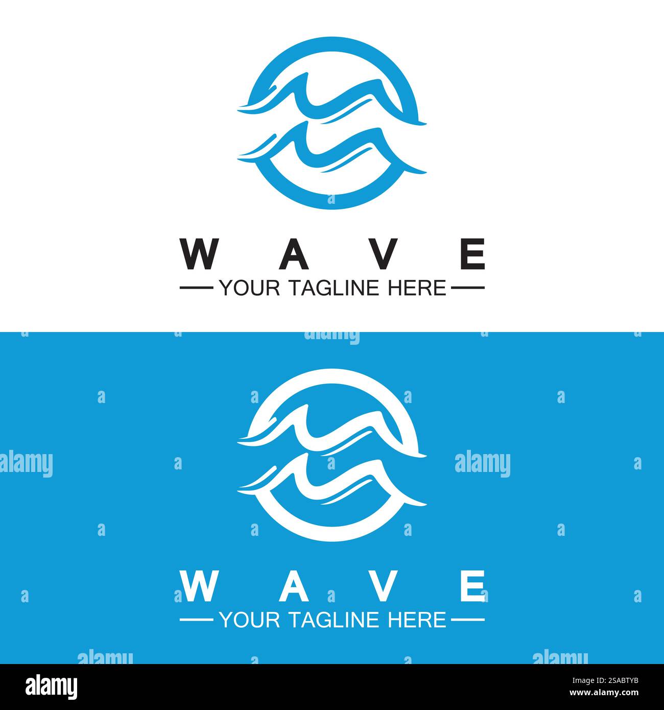 Wave design symbol hi-res stock photography and images - Alamy
