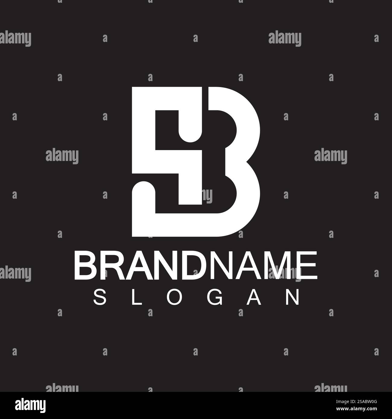 Branding alphabet letters vector font hi-res stock photography and ...