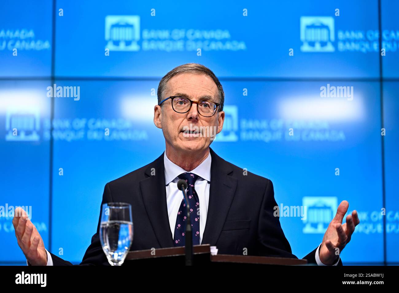 Ottawa, Can. 29th Jan, 2025. Governor of the Bank of Canada Tiff ...