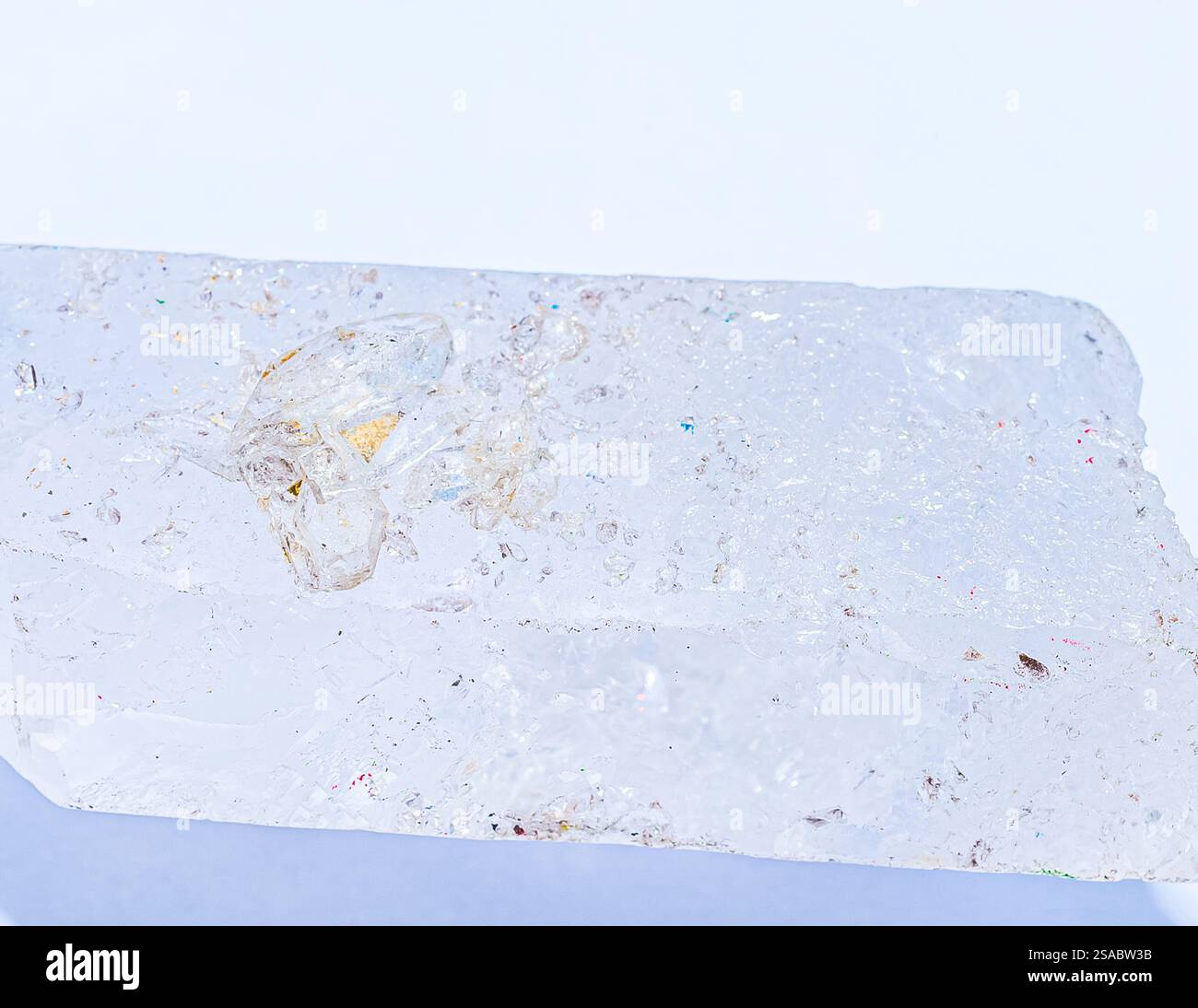 Quartz Crystal with hieroglyphics Stock Photo - Alamy