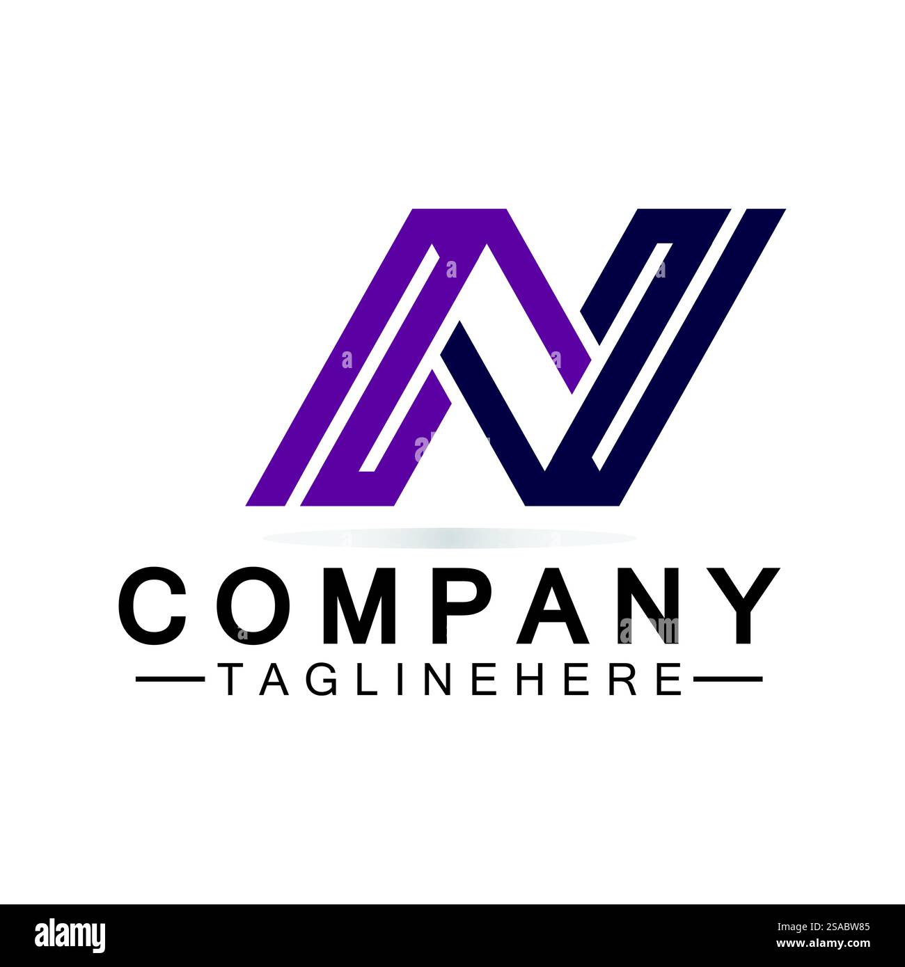 Letter N logo icon design template elements Stock Vector Image & Art - Alamy