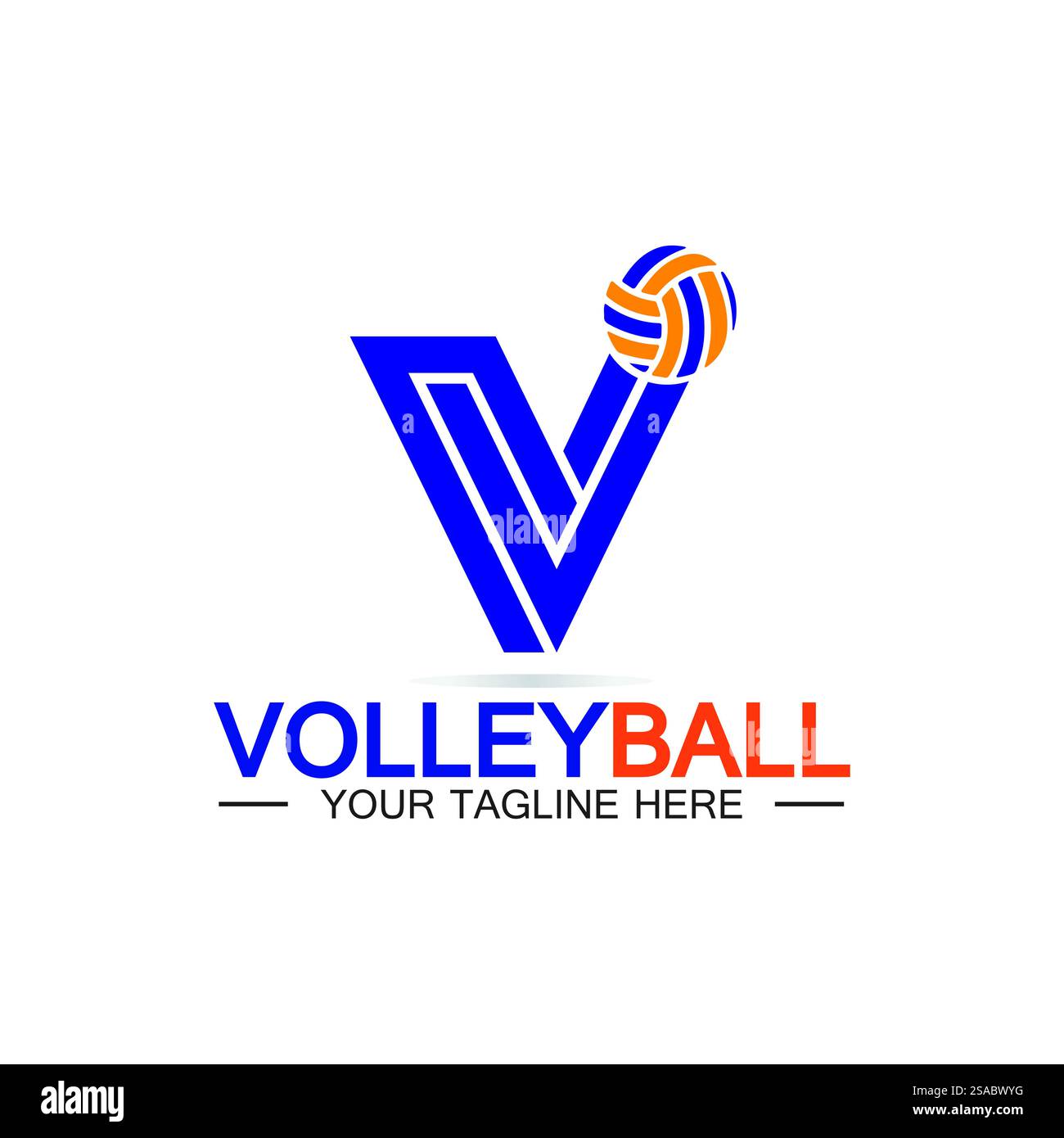 Volleyball logo icon design vector template, Modern design, isolated on ...