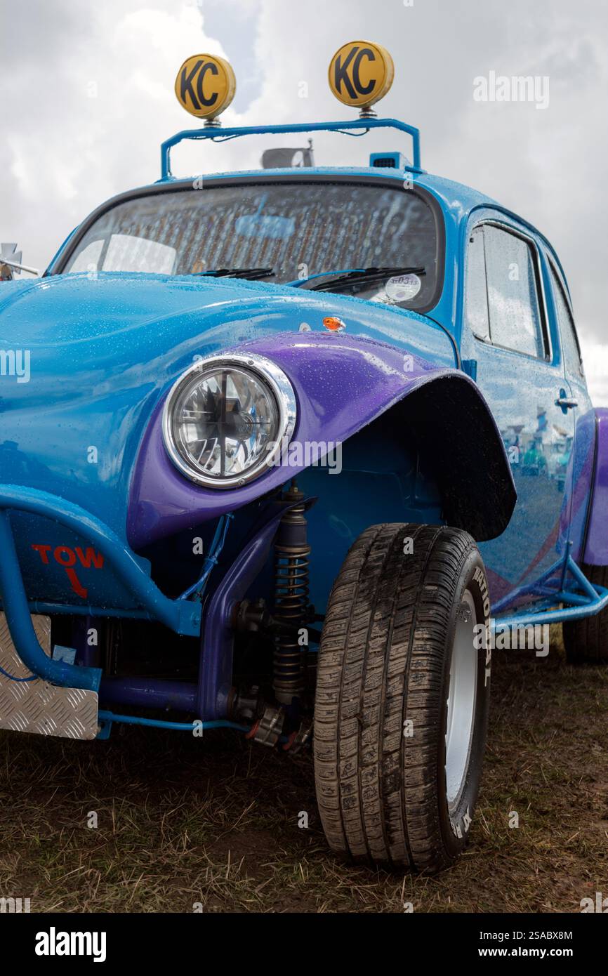 Modified Volkswagen Beetle. Cumbria Steam Gathering 2012 Stock Photo ...