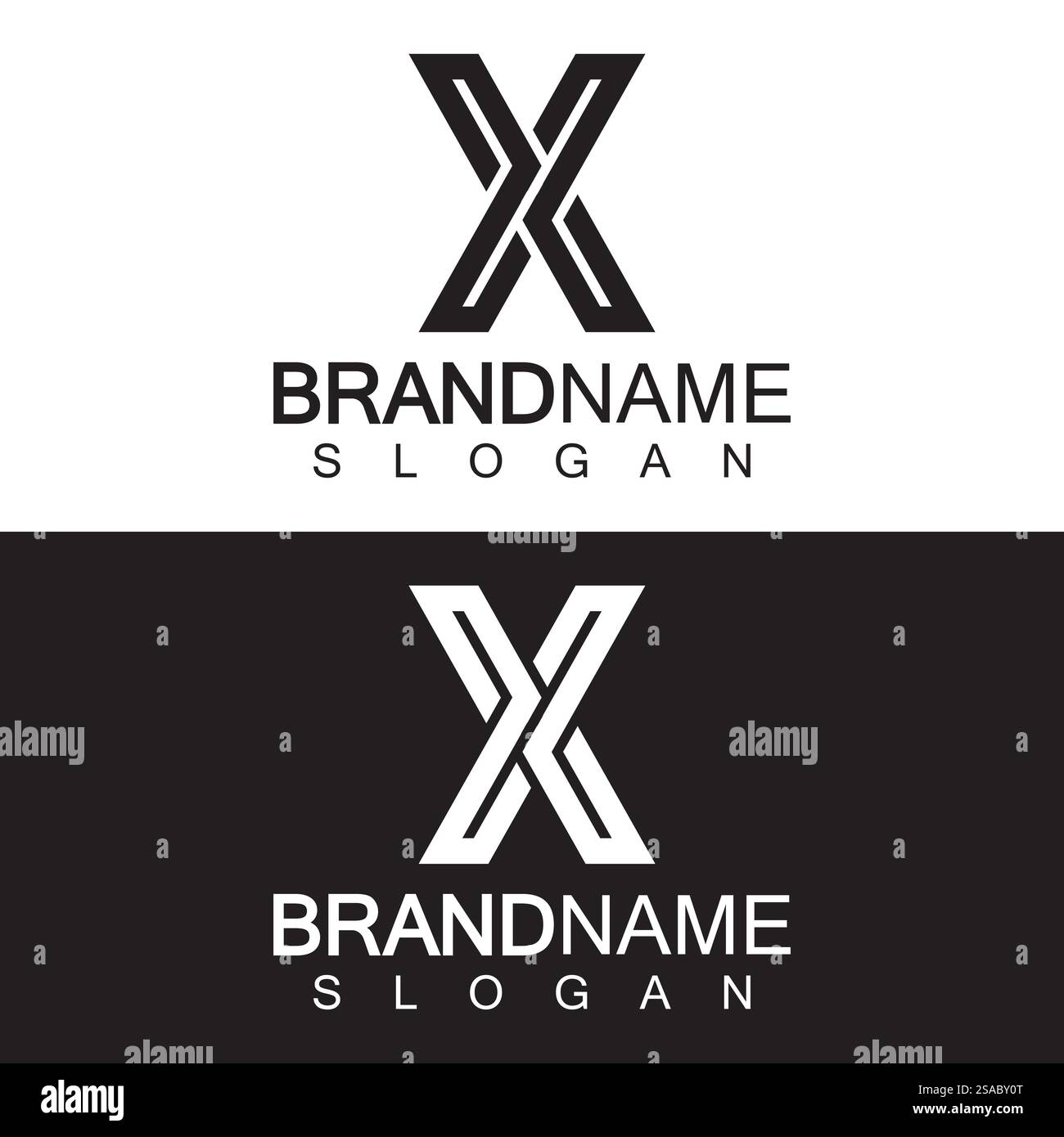 Letter X vector Logo Template Illustration Design Stock Vector Image ...