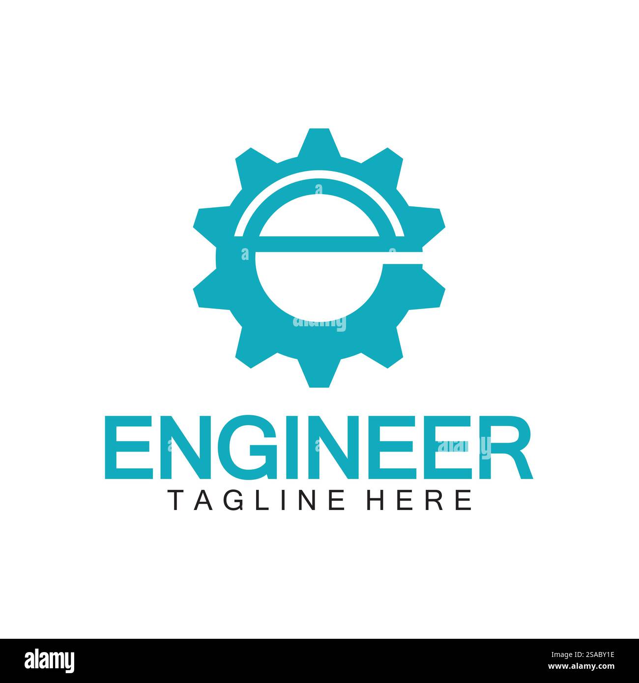 Engineer Logo Design, Letter E Gear Logo, Engineer logo with letter E ...