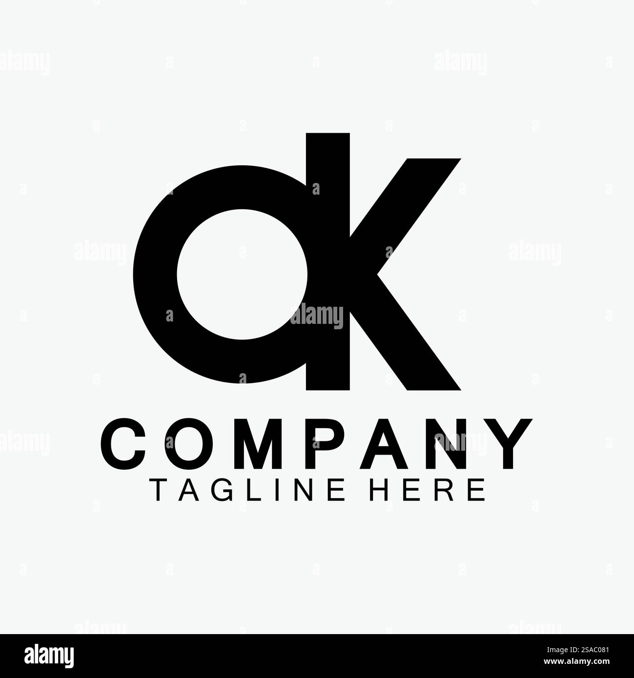 Initial letter logo concept Black and White Stock Photos & Images - Alamy