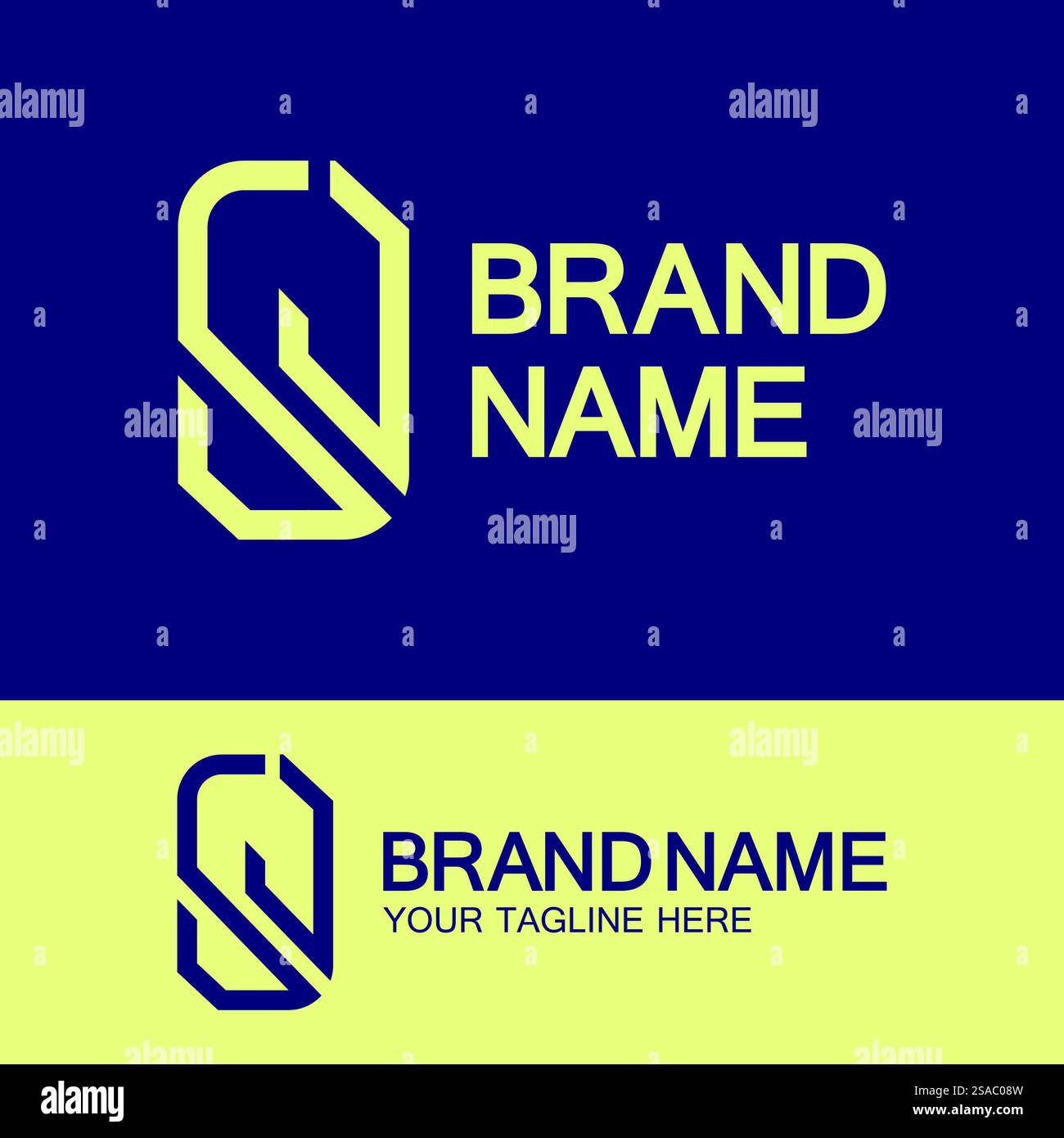 Creative letter SJ or JS monogram simple logo design Stock Vector Image ...