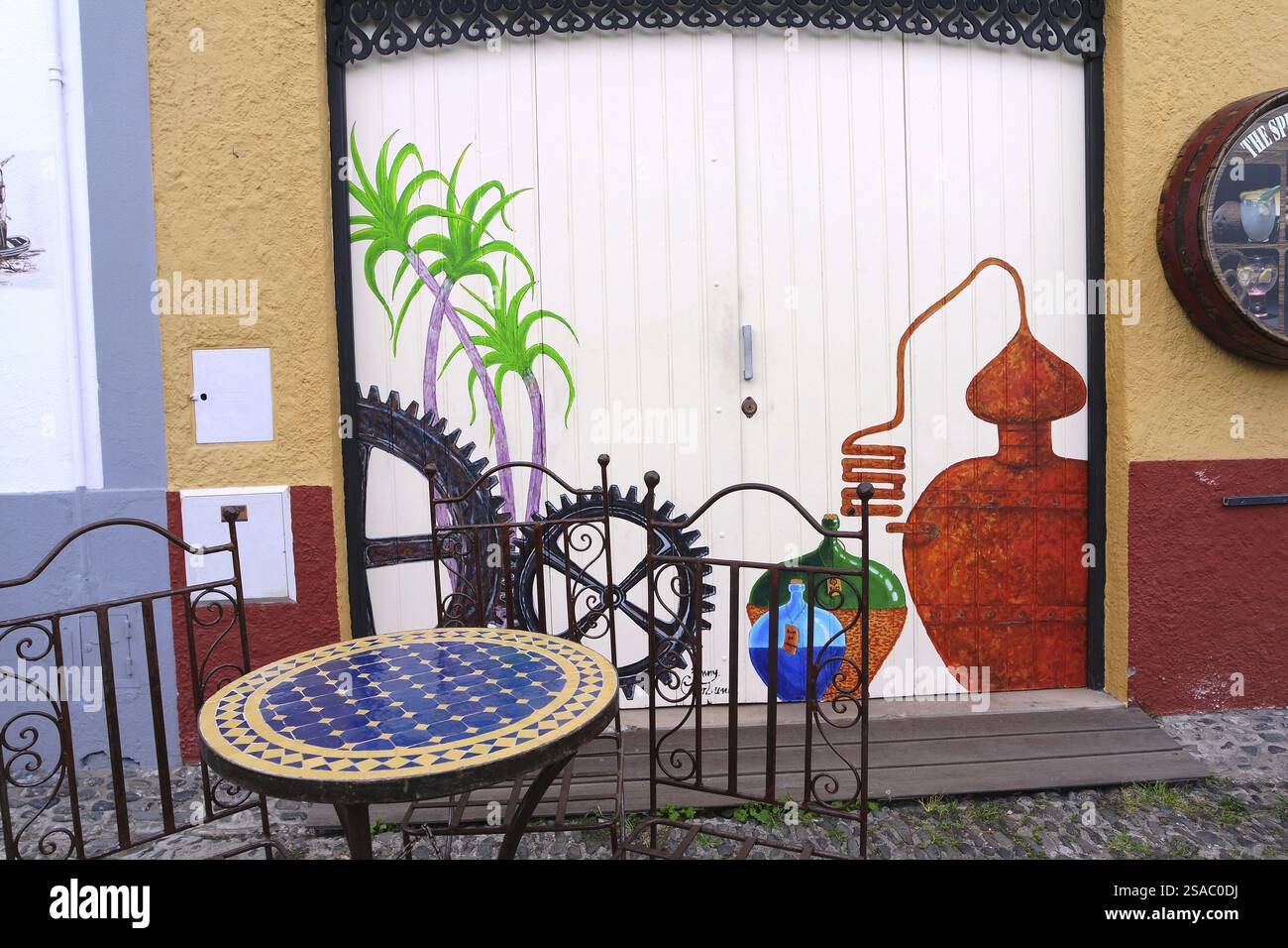 Street art in Funchal, Madeira Stock Photo - Alamy