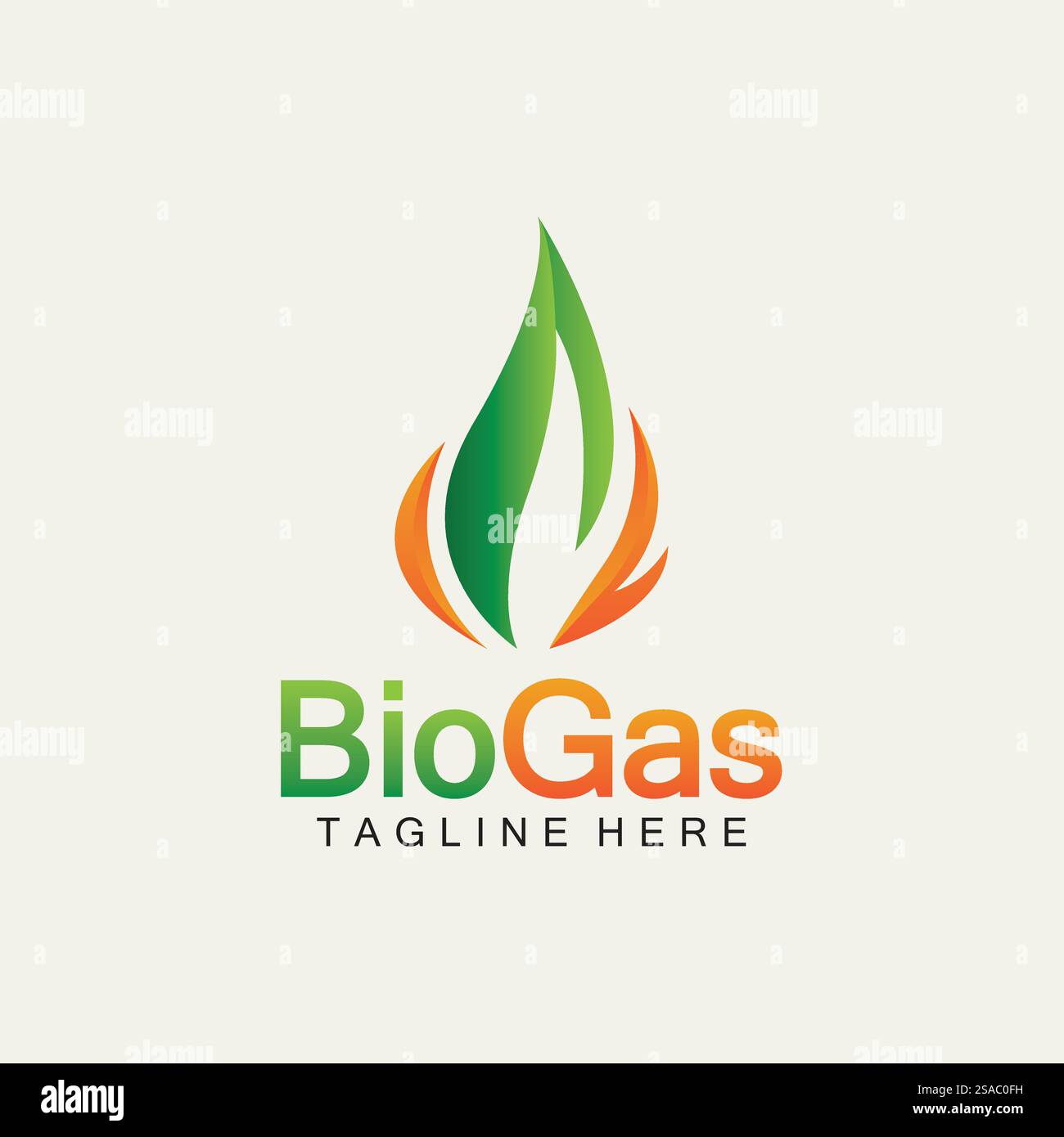 Biogas logo. Oil and gas logo. Biogas logo energy with Fire and leaf ...