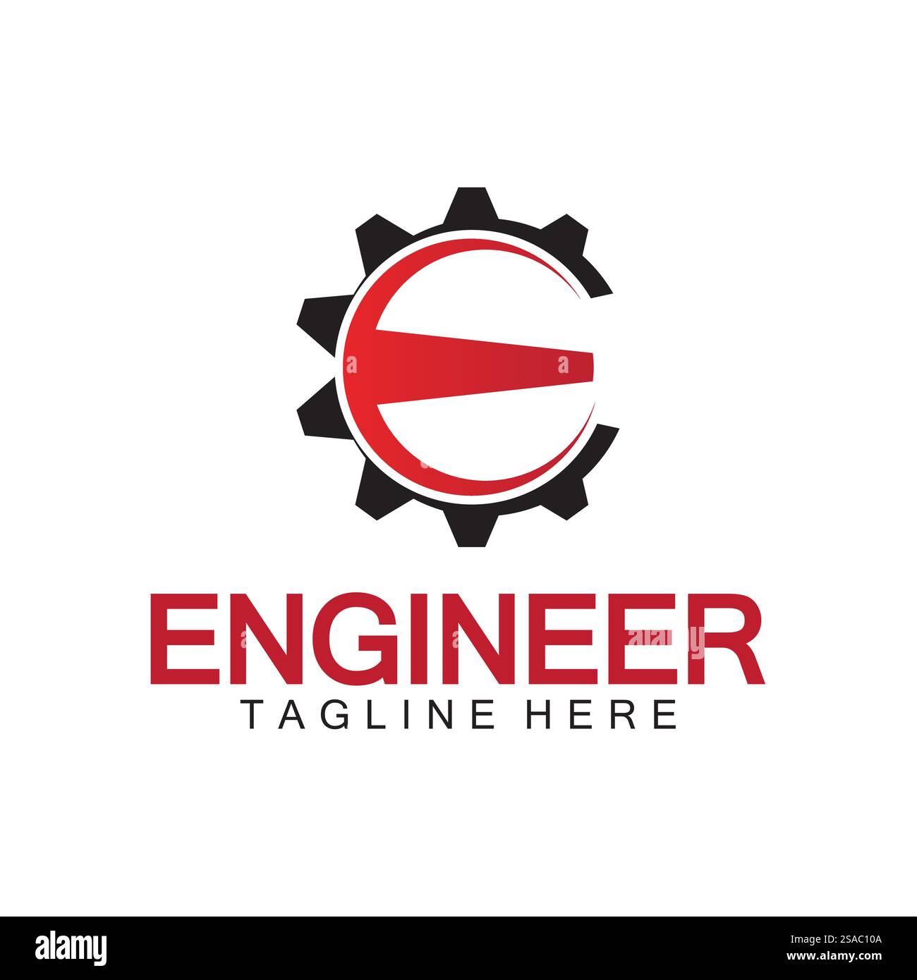 Engineer Logo Design, Letter E Gear Logo, Engineer logo with letter E ...
