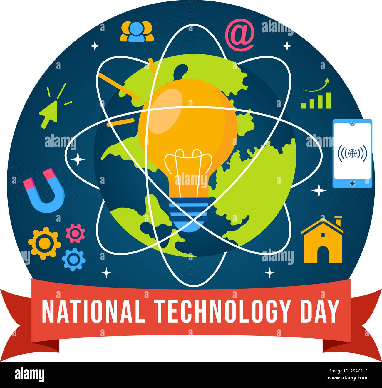 National Technology Day Vector Illustration on 11 May with Creative ...