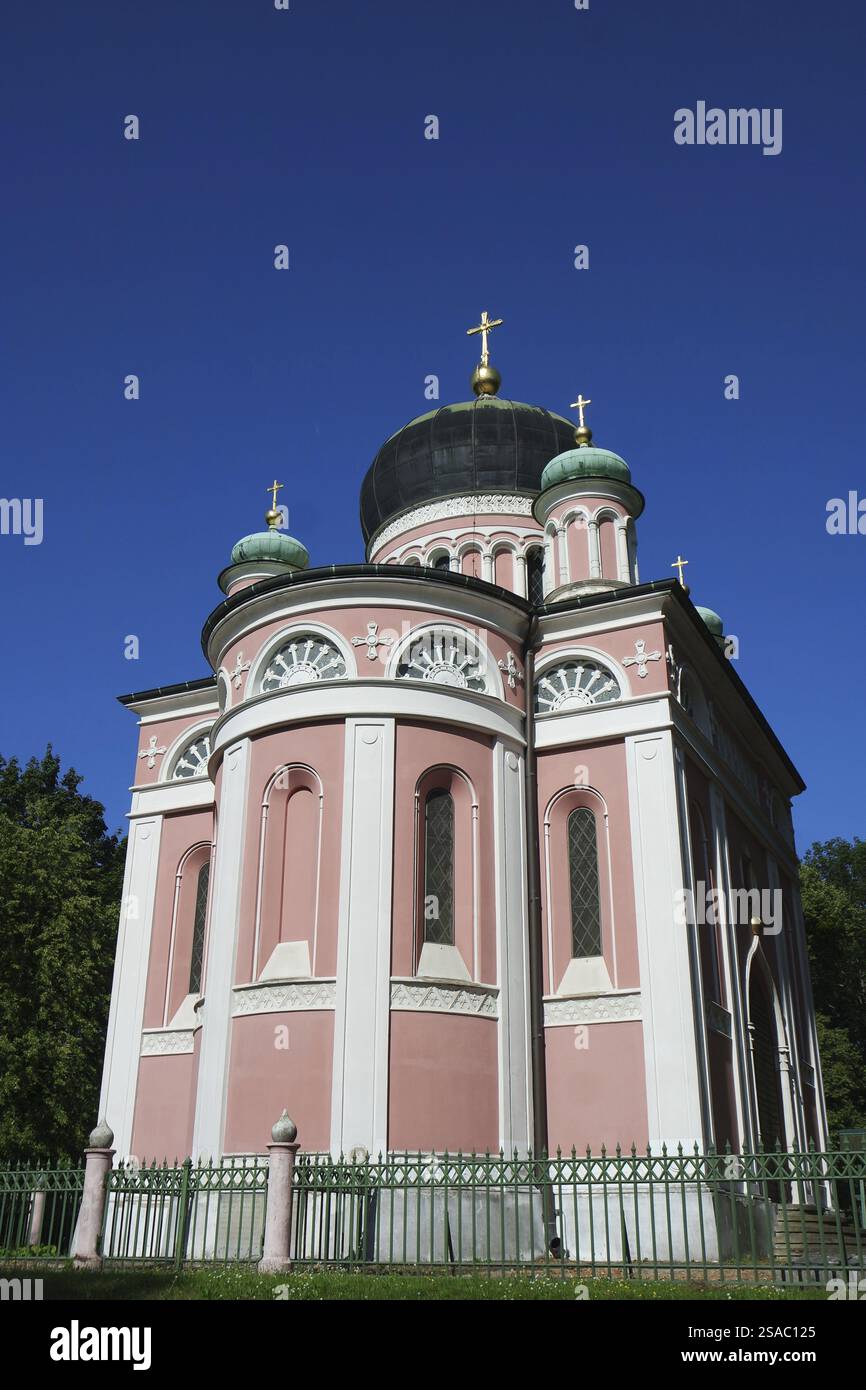 Russian Orthodox Alexander Nevsky Memorial Church, Potsdam Stock Photo ...