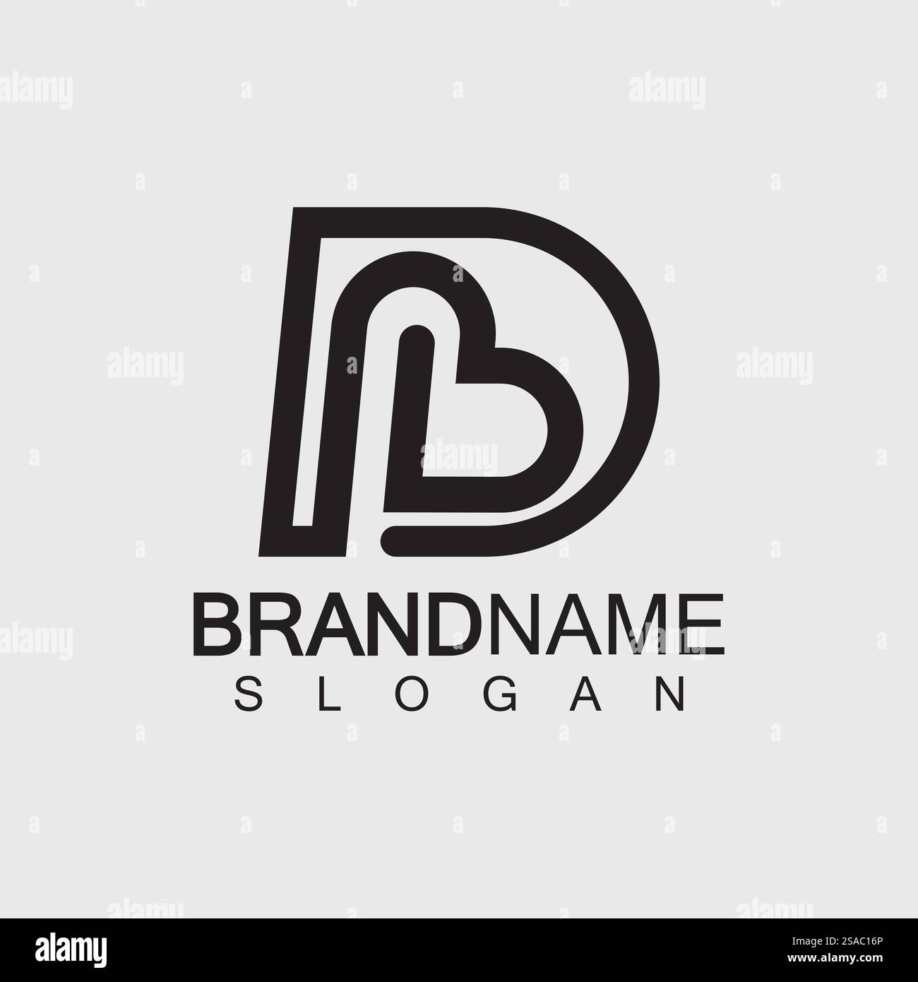 Db logo design hi-res stock photography and images - Alamy