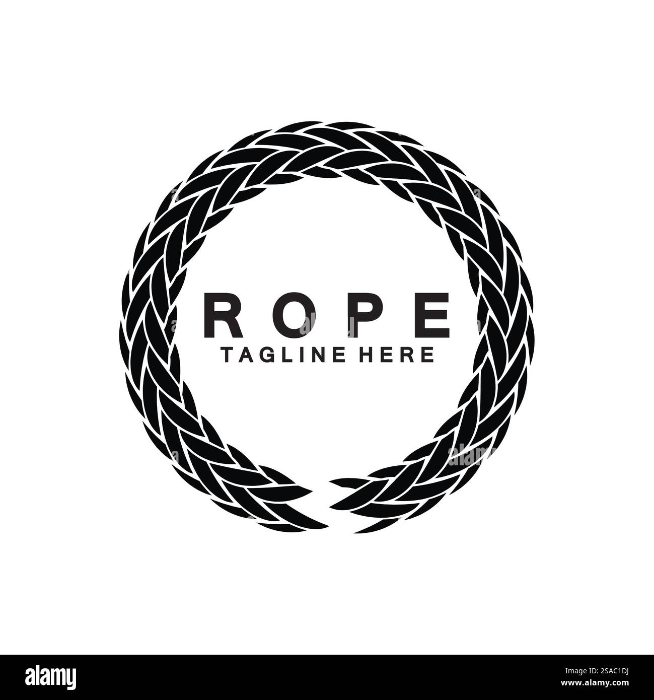 Vector rope circle Cut Out Stock Images & Pictures - Alamy