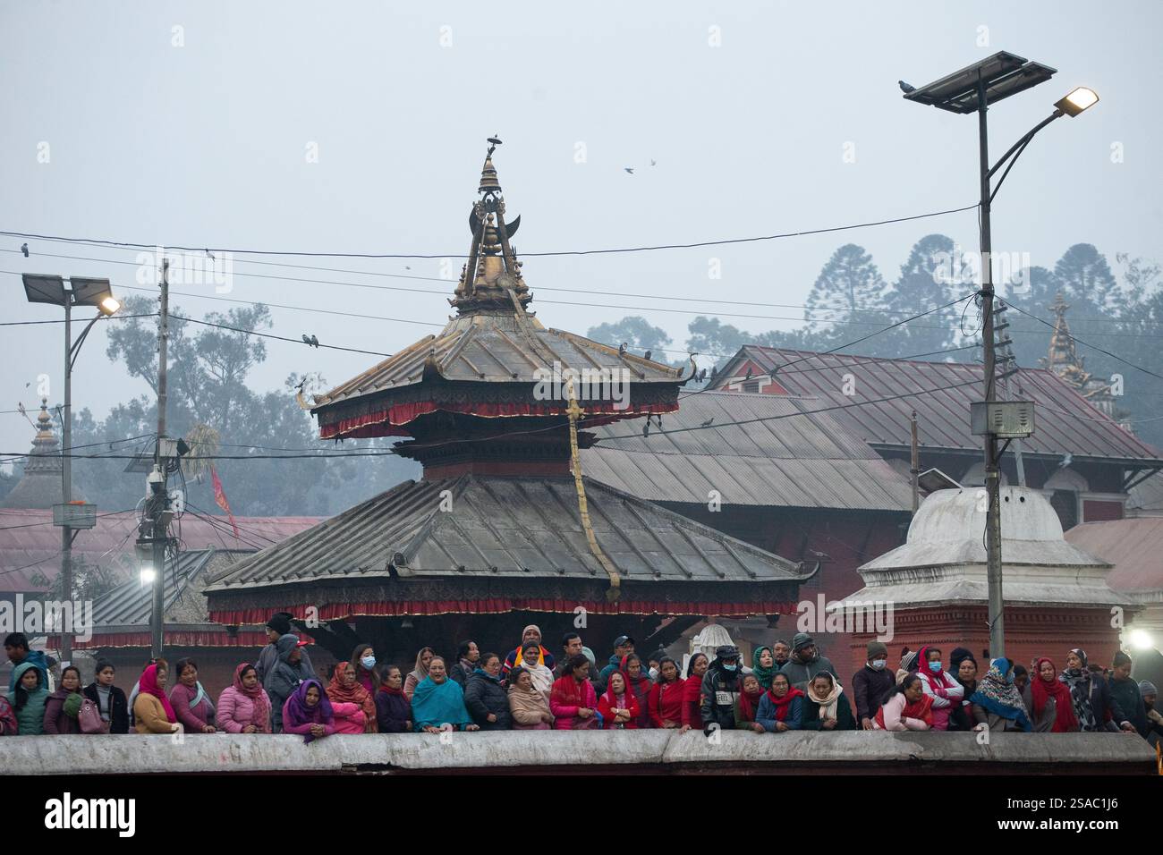 On January 29, 2025, in Kathmandu, Nepal. The general public observe ...