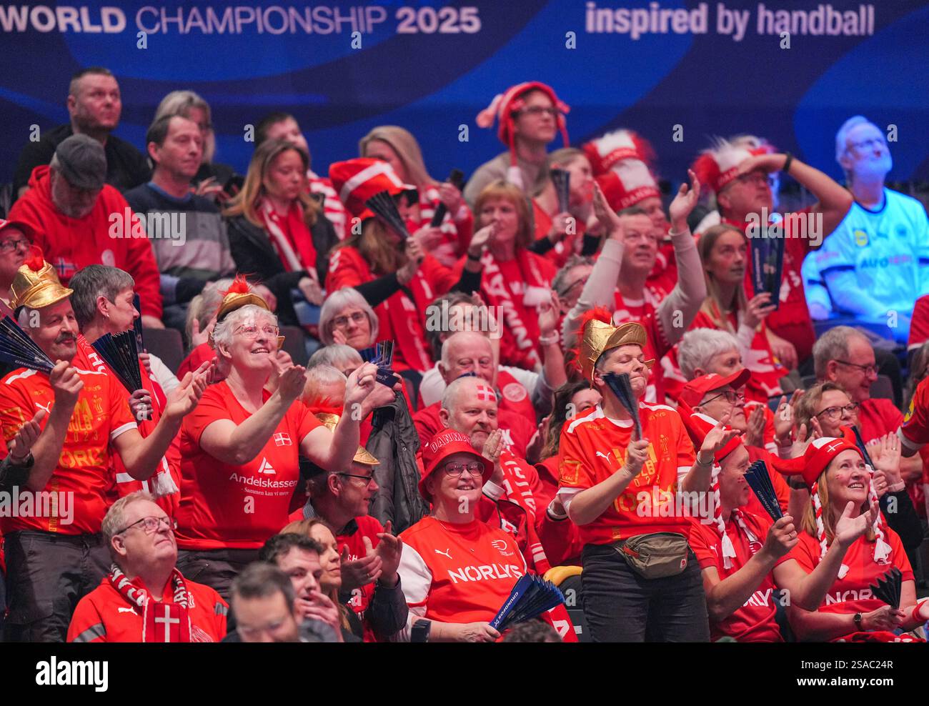 Oslo, Norway. 29th Jan, 2025. Handball: World Championship, Denmark ...