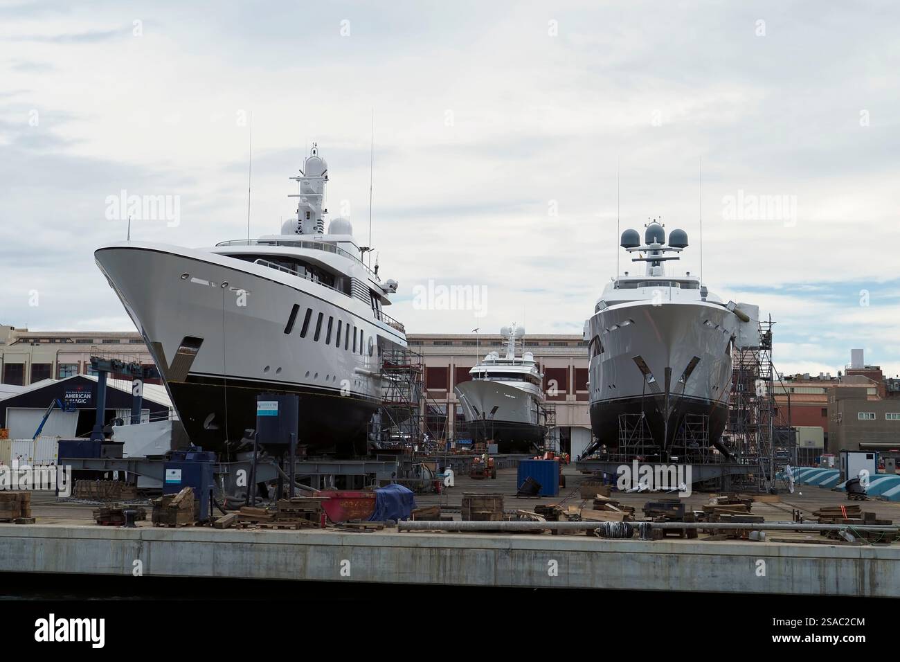 Super Yacht repair and refit facility ,Barcelona,Catalonia,Spain,Europe ...