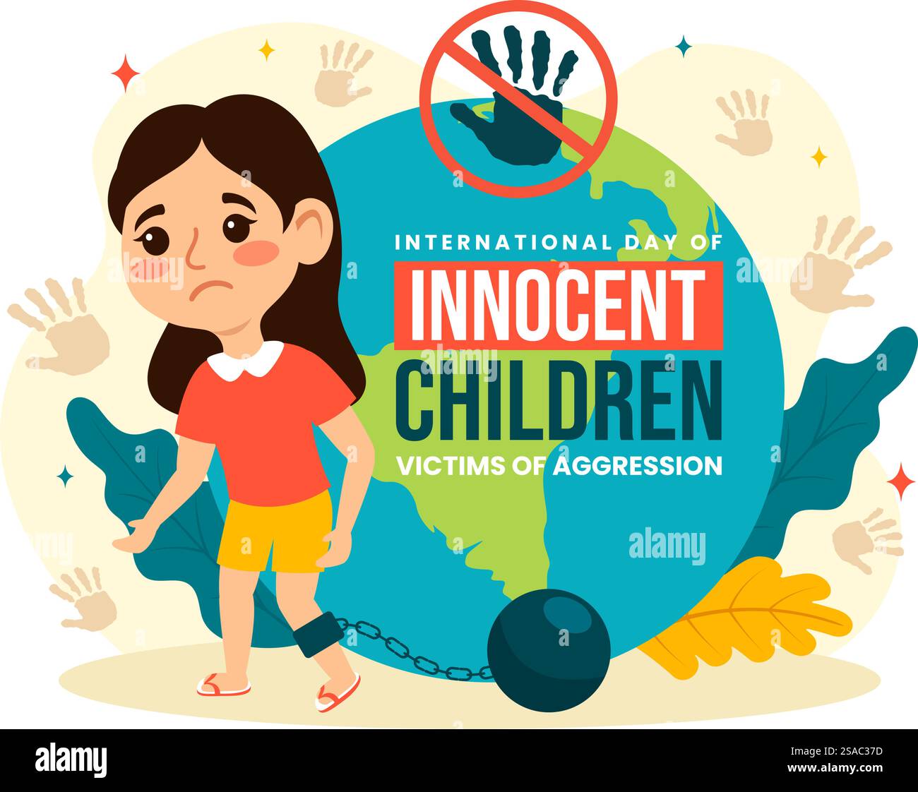 International Day of Innocent Children Victims of Aggression Vector ...