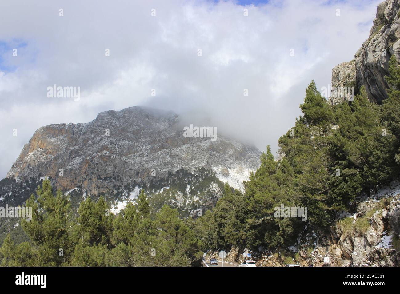 Onset of winter in Tramuntana, Majorca Stock Photo - Alamy