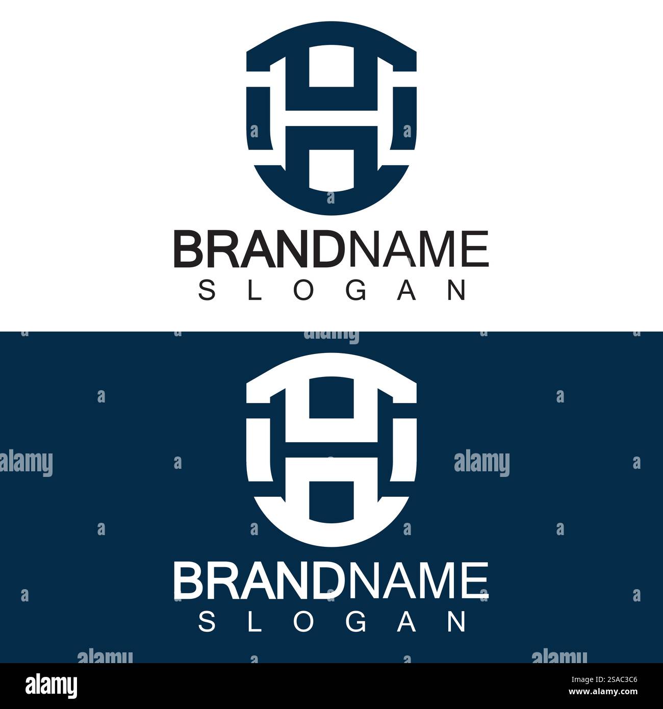 Abstract Letter H Shield Logo Design. Shield Line shape letter H monogram for company Security ...