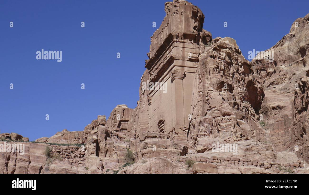 Rock city of Petra, Jordan, Asia Stock Photo - Alamy