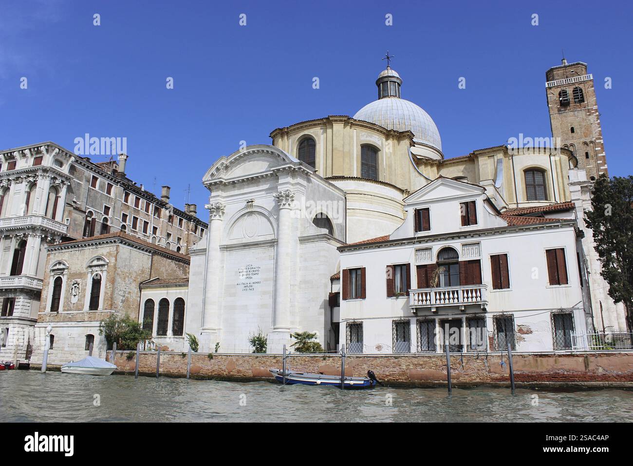 San Geremia facade and campanile Stock Photo - Alamy