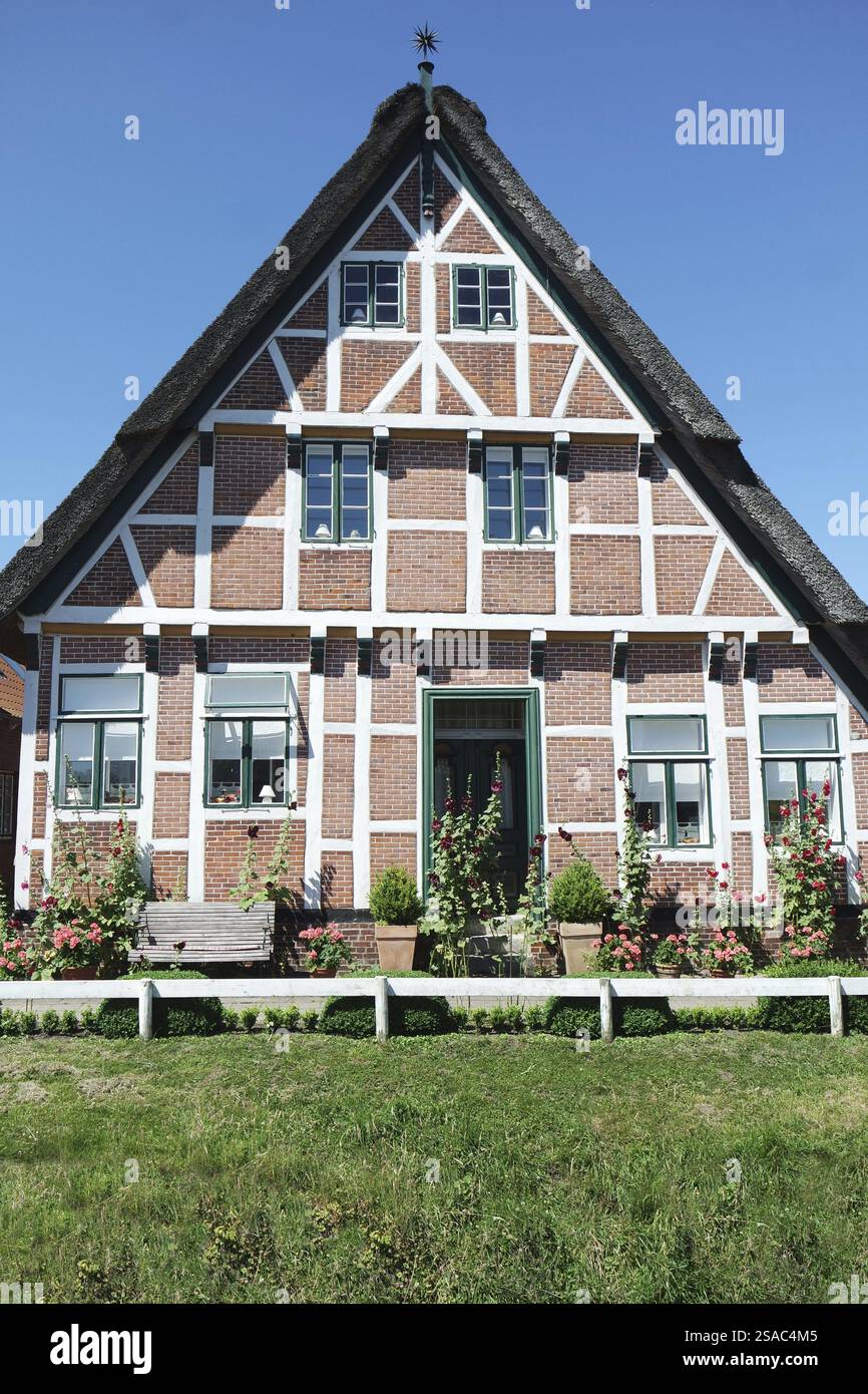North German half-timbered architecture Stock Photo - Alamy