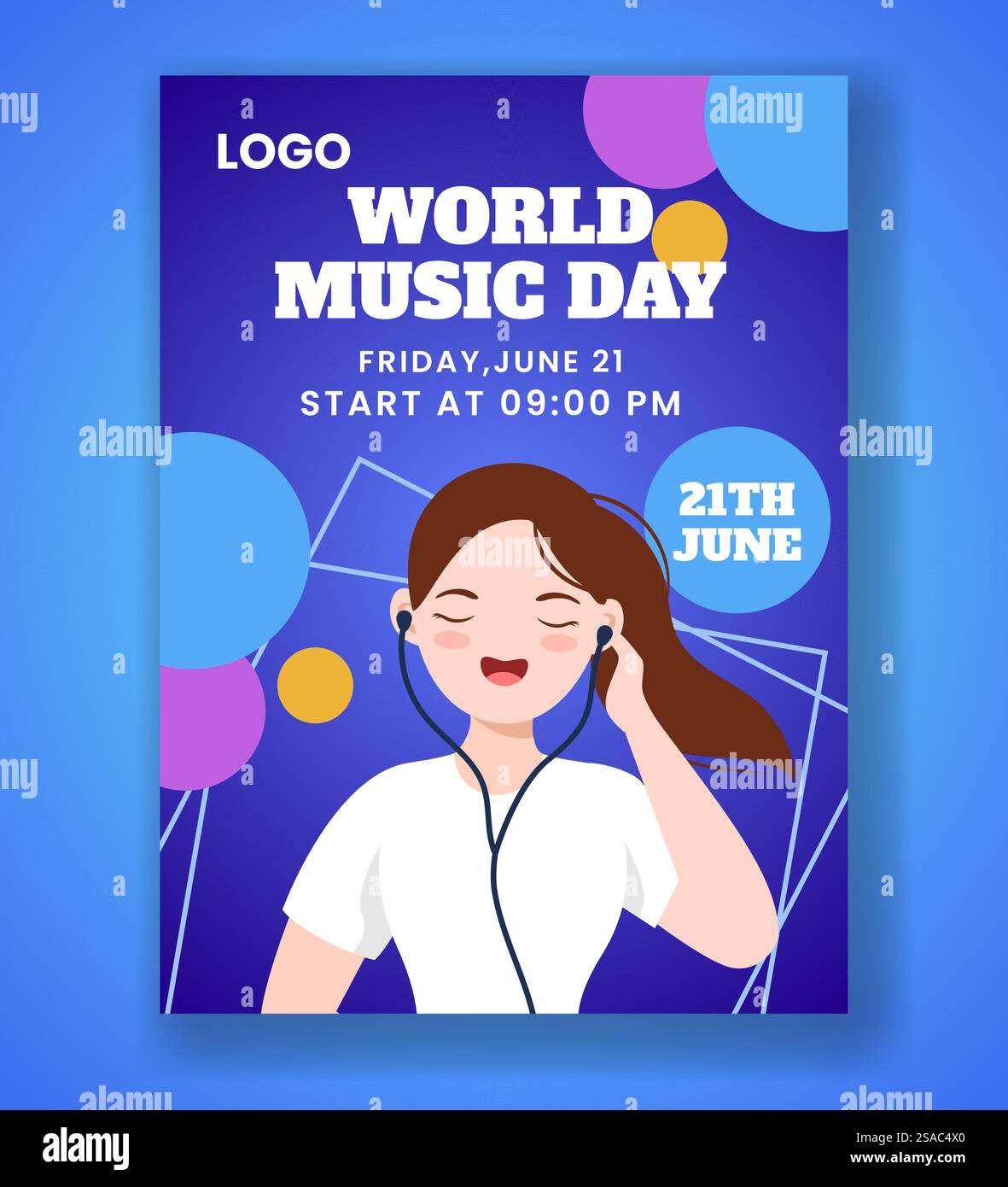 Music jazz festival vertical Stock Vector Images - Alamy