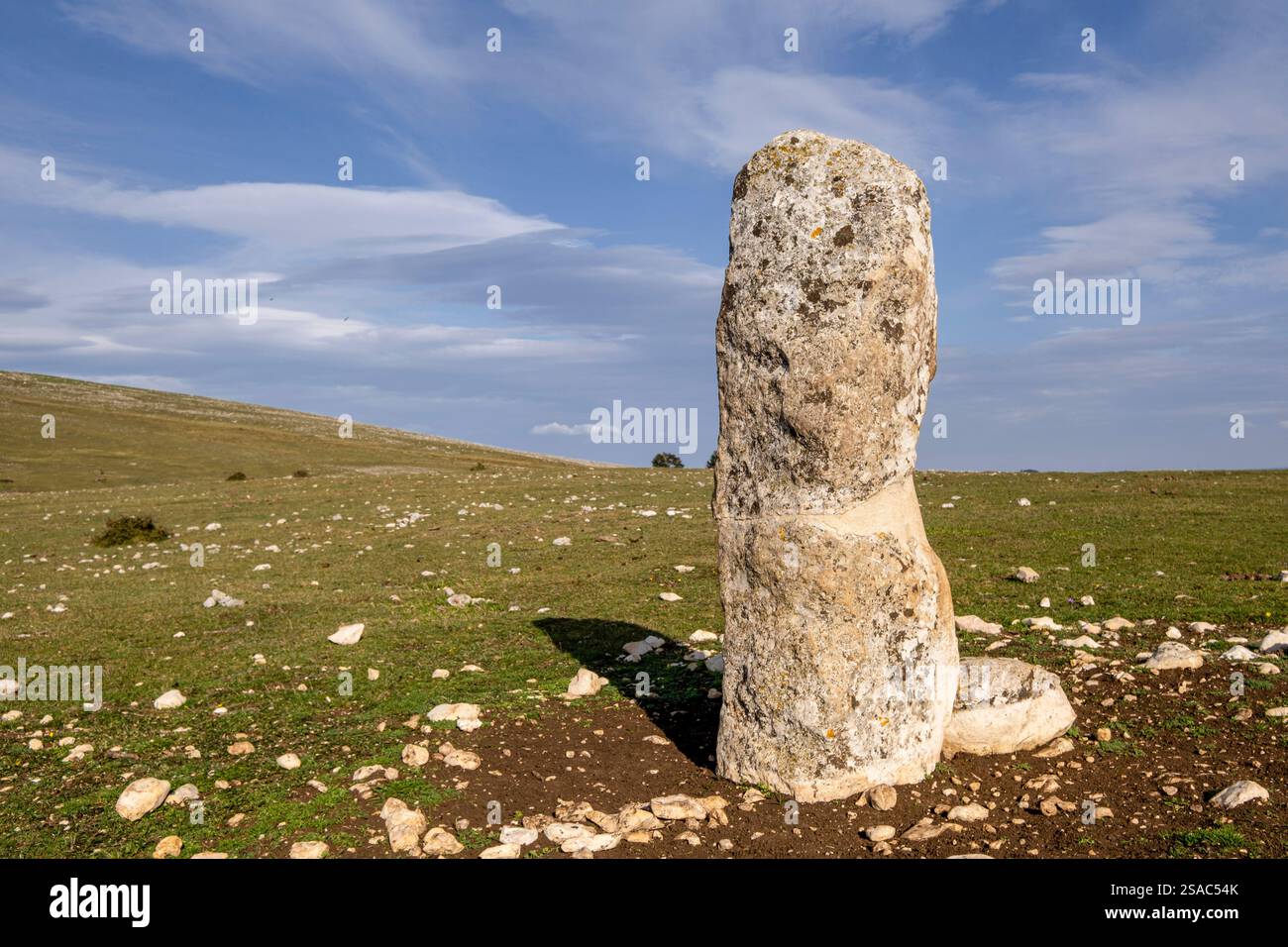 Atau menhir, Mount Surbe, Legaire Megalithic Park, Campas de Legaire ...