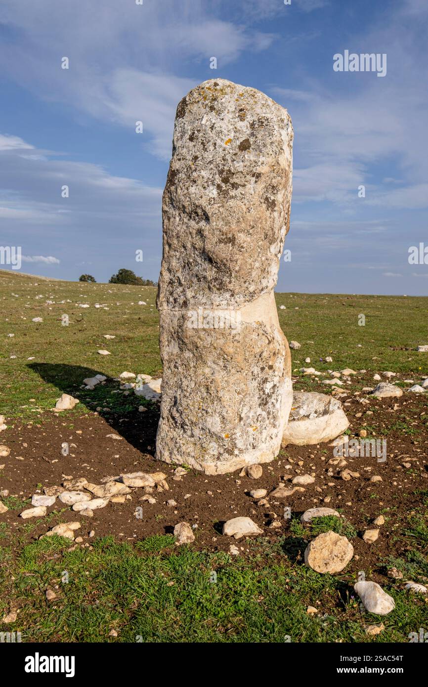 Atau menhir, Mount Surbe, Legaire Megalithic Park, Campas de Legaire ...