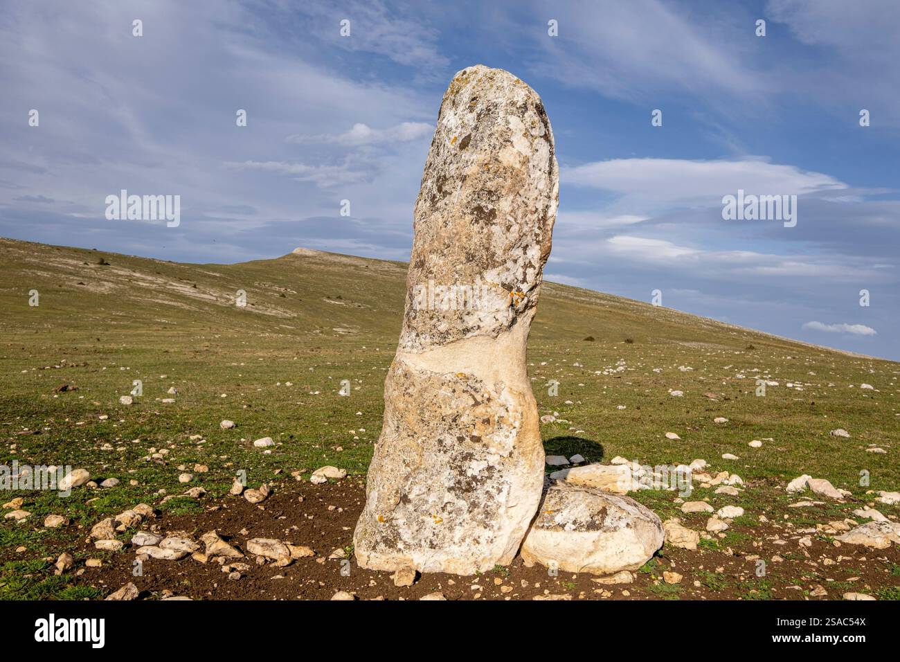 Atau menhir, Mount Surbe, Legaire Megalithic Park, Campas de Legaire ...