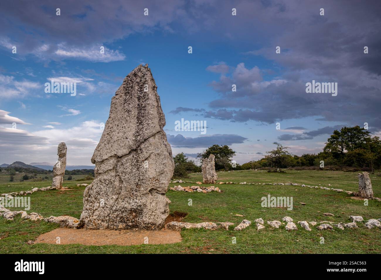 Cromlech of Mendiluze, Legaire Megalithic Park, Campas de Legaire ...
