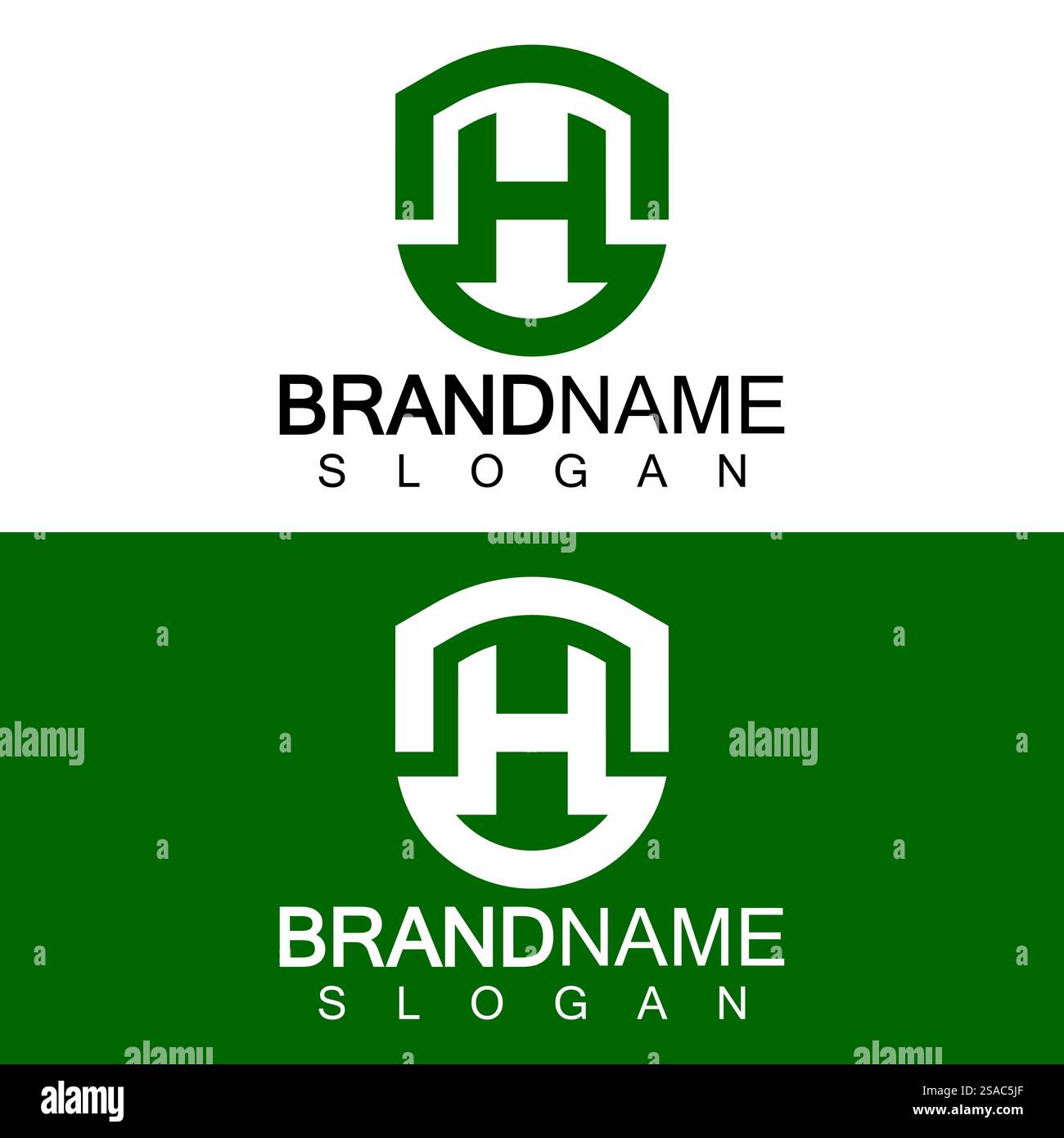 Abstract Letter H Shield Logo Design. Shield Line shape letter H ...