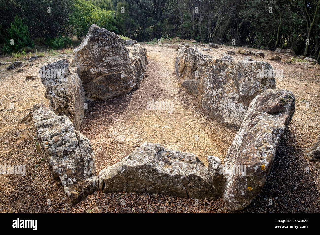 Dolmen de Los Llanos, Neolithic, Kripan, Alava, Basque Country, Spain ...