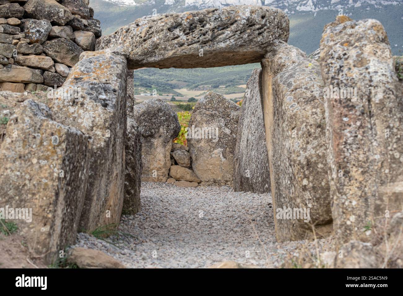 San Martin Dolmen, neolithic age, Laguardia, Alava, Basque Country ...