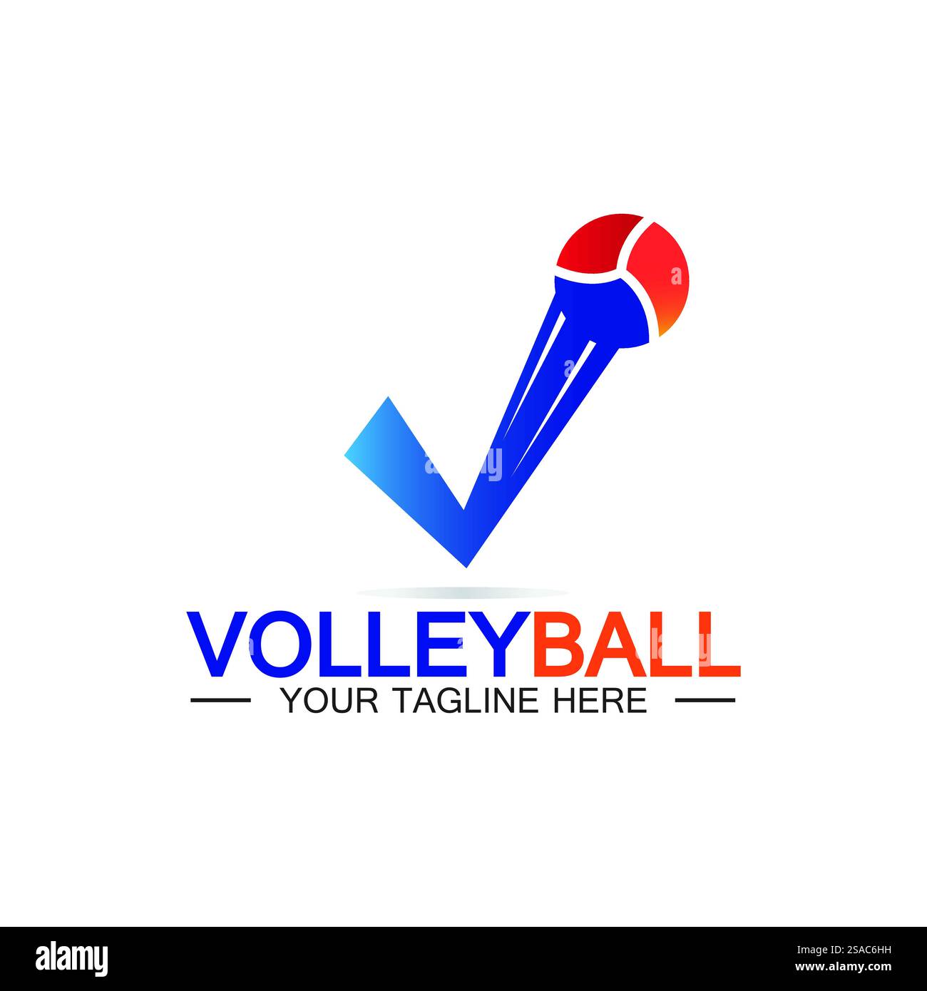 Volleyball logo icon design vector template, Modern design, isolated on ...