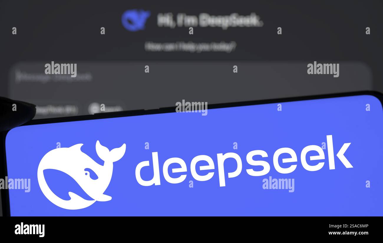 Deepseek logo hi-res stock photography and images - Alamy