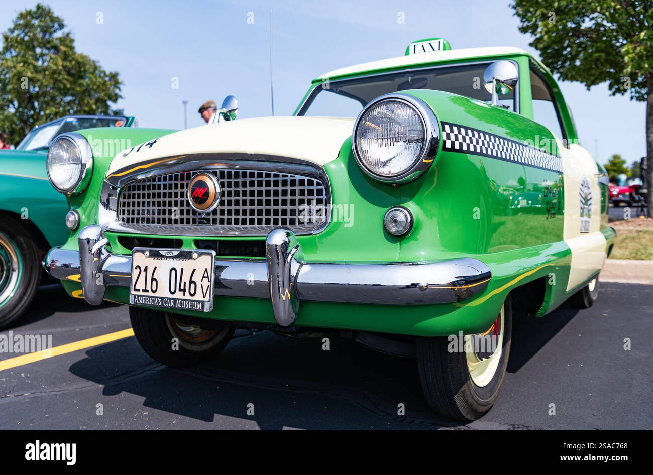 Chicago, Illinois, USA - September 08, 2024: Nash Metropolitan "TAXI ...