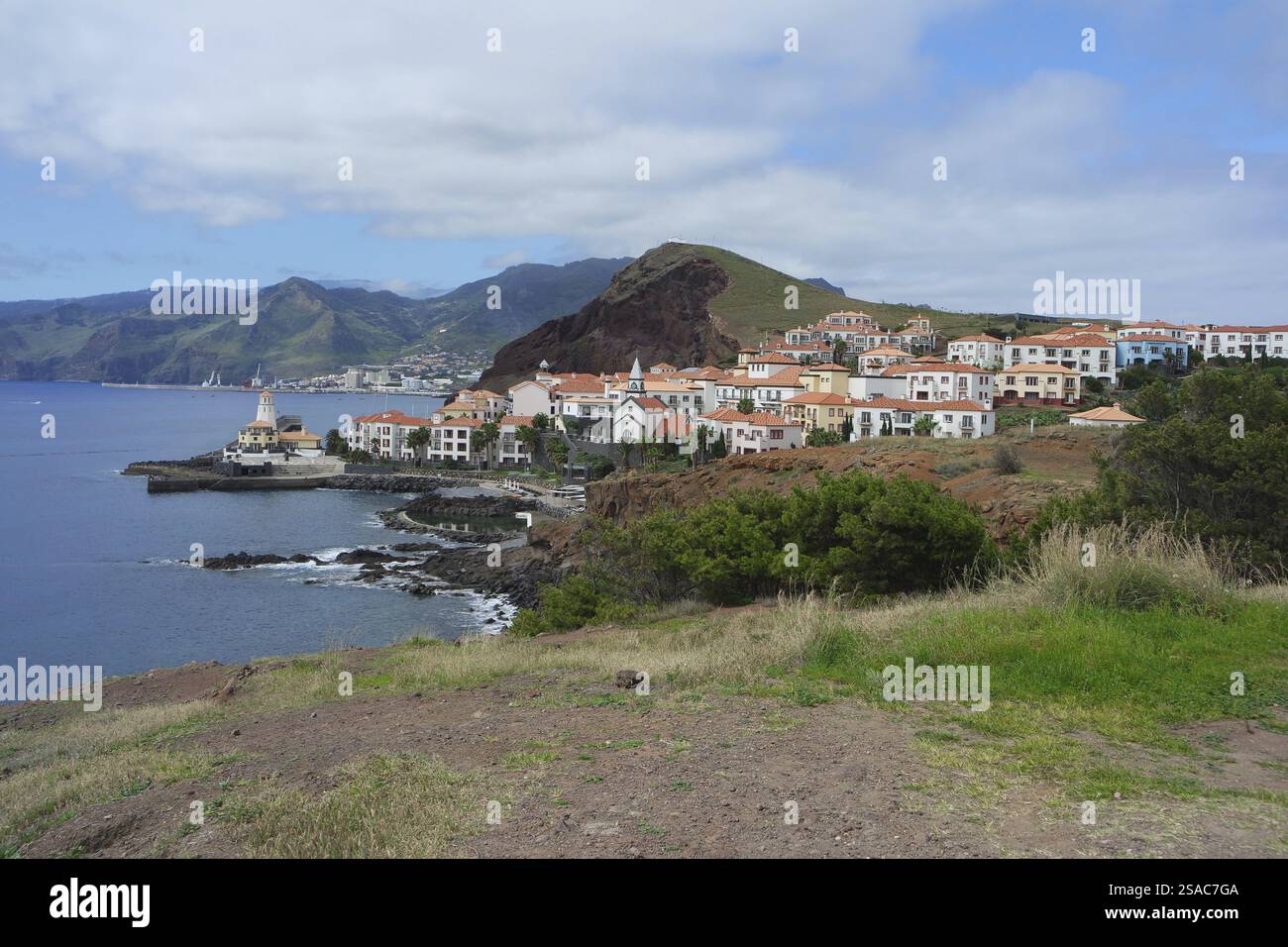 Madeira, view in the direction of Canical Stock Photo - Alamy